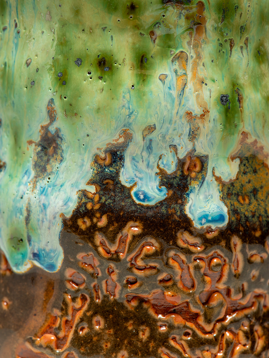 #6013 Oni-Glazed Pitcher – Dick Lehman Clay Art