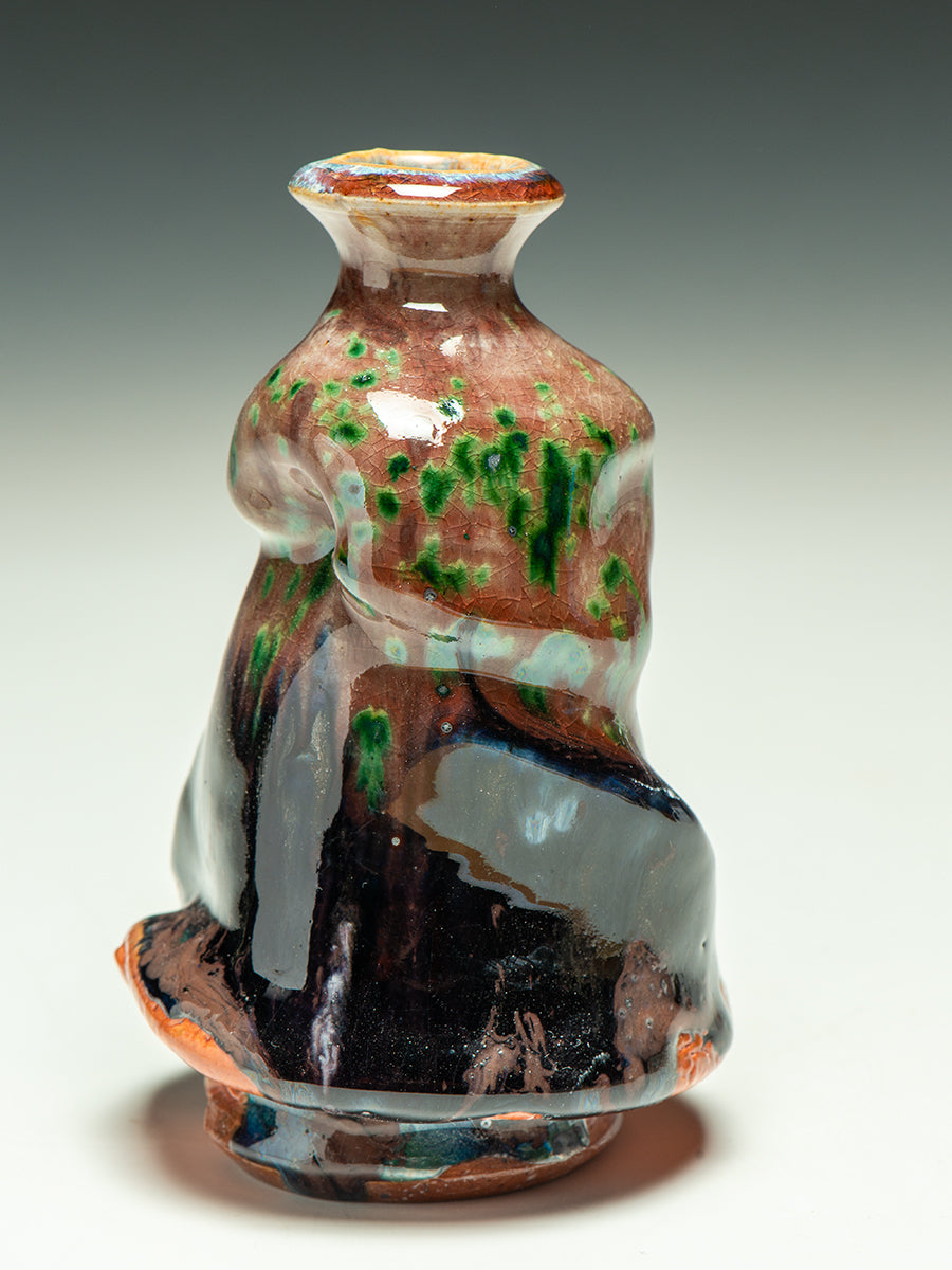 #5809 Oni-Glazed pouring piece – Dick Lehman Clay Art
